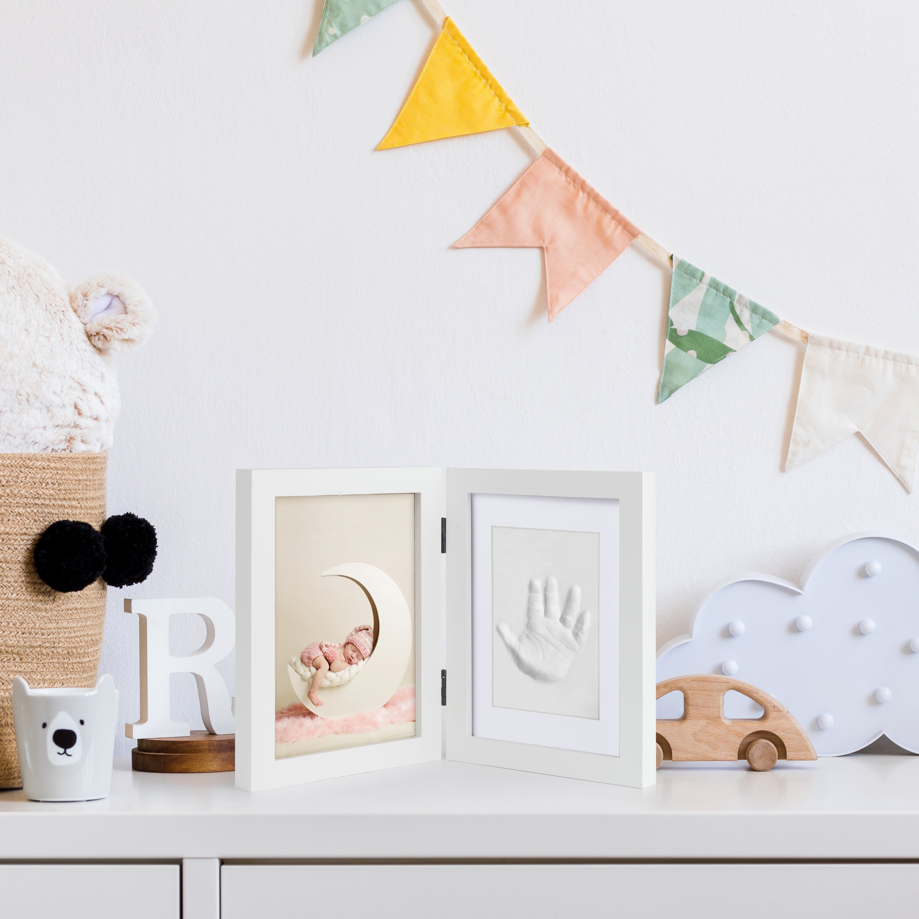 Baby Hand & Foot Clay Print Photo Frame Kit – Bramble
