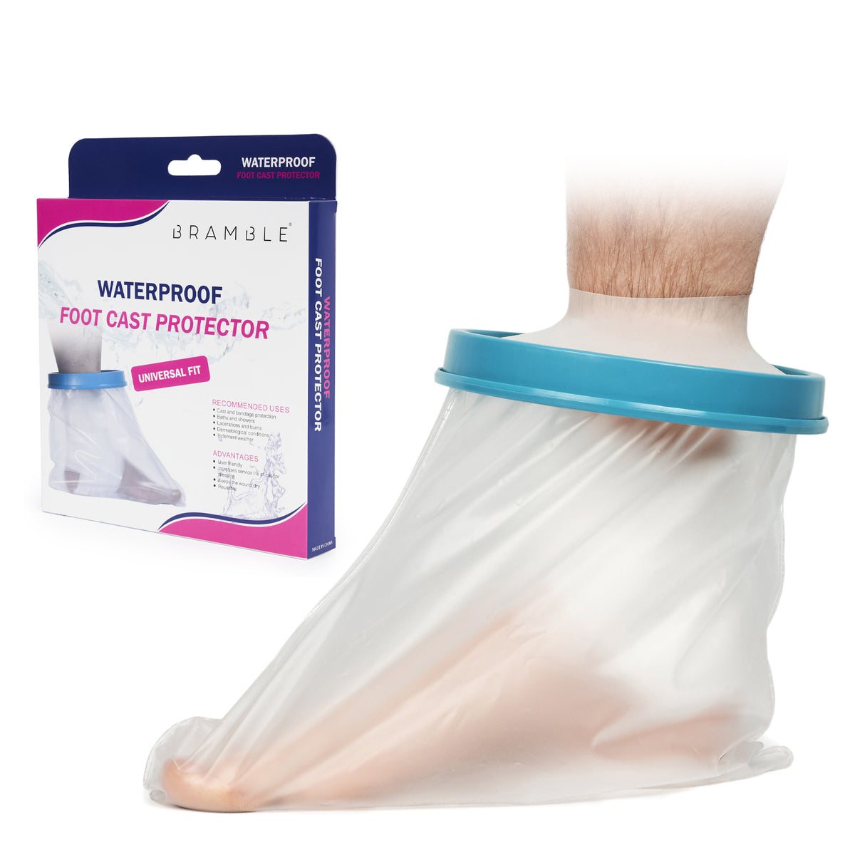 Waterproof Silicone Foot Cast Protector – Bramble
