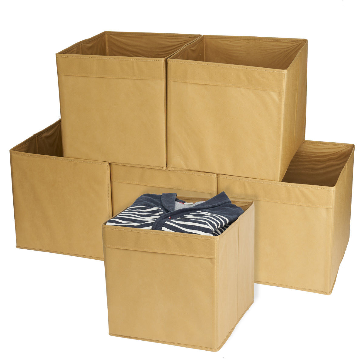 Foldable Storage Cubes 6-Pack - Stylish & Space-Saving – Bramble